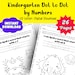 Kindergarten Dot to Dot Animals of the Alphabet Printable Connect the ...