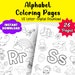 26 Alphabet Coloring Book Printable Coloring Pages Learning Alphabet ...