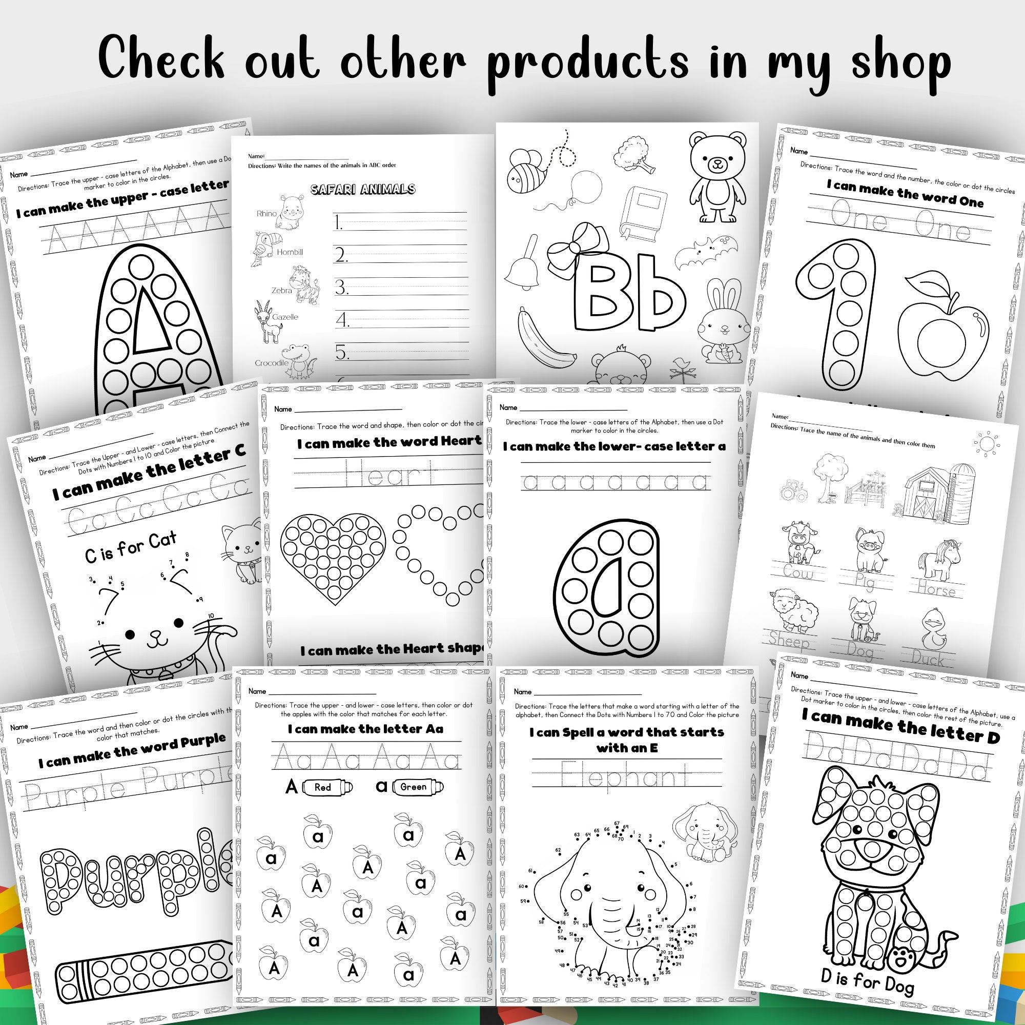 Trace the Shapes Printable Shapes Worksheets Practice Tracing Learning ...