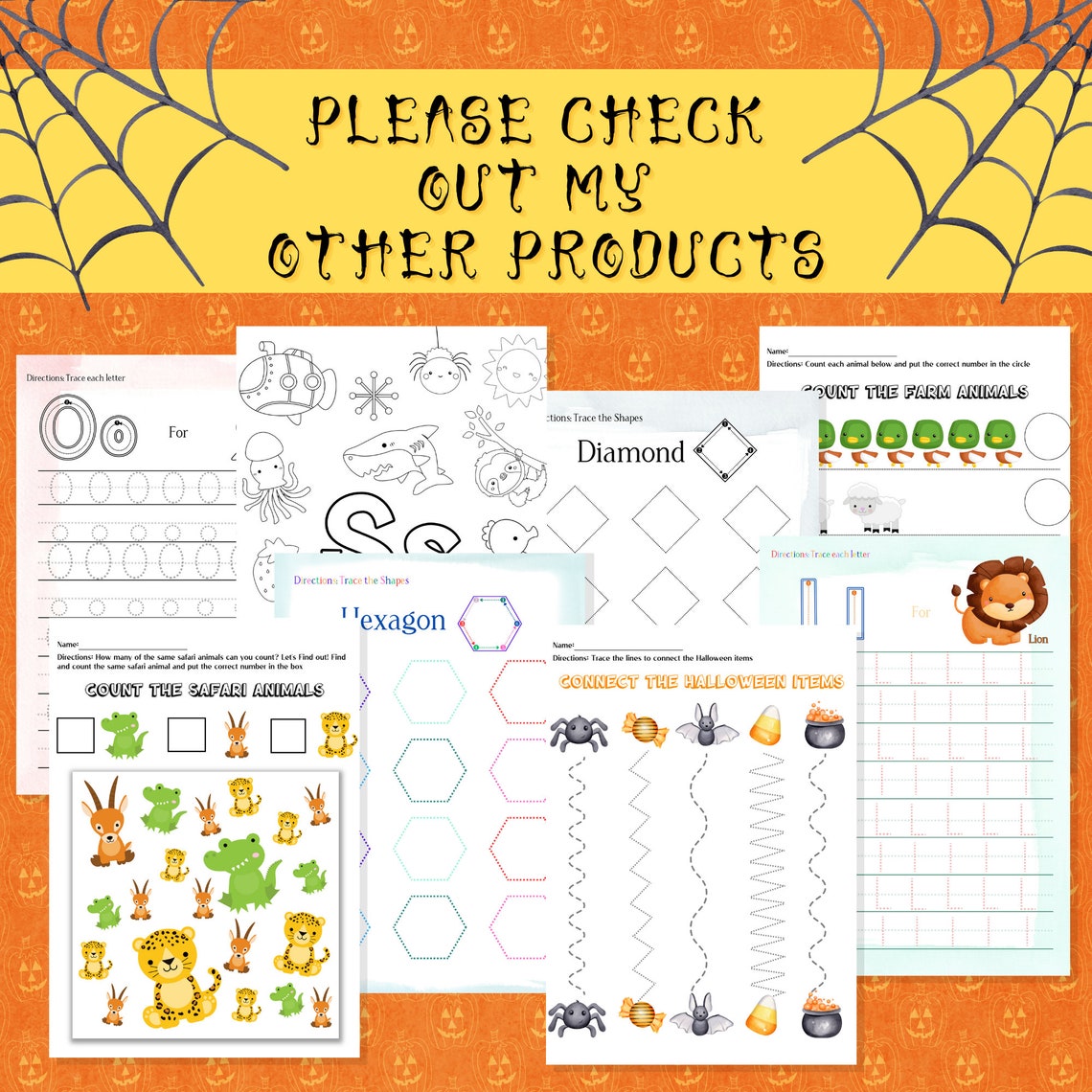 40 Halloween Coloring Printable | Halloween Coloring | Coloring Book ...