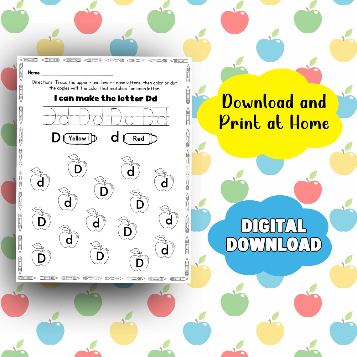 Do a Dot Alphabet Printable Trace Letters of the Alphabet Worksheets ...