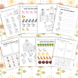 20 Farm Animal Activity Printable Farm Learning Pack Activity ...