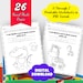 Kindergarten Dot to Dot Animals of the Alphabet Printable Connect the ...