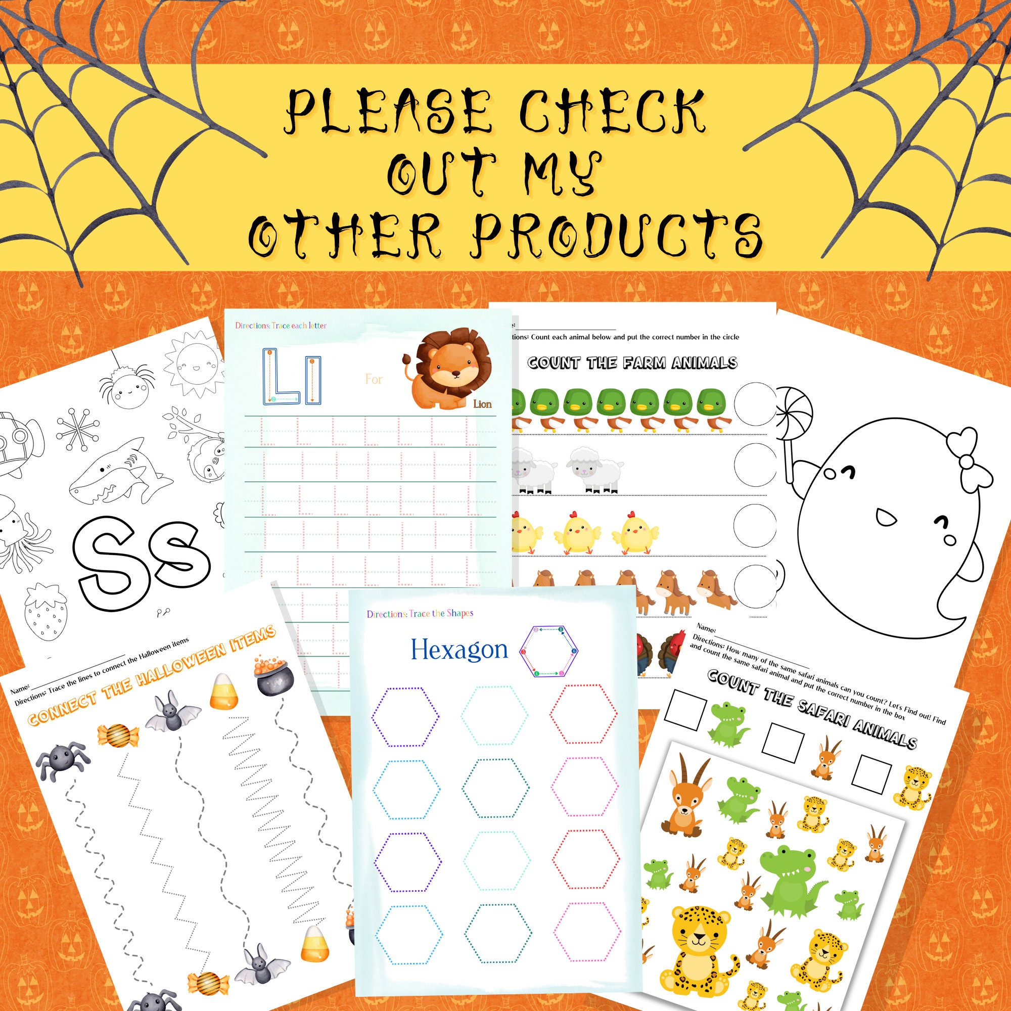 Halloween Bingo Printable 50 Unique Bingo Cards Halloween Printable ...