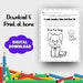 Pre-kindergarten Dot to Dot Animals of the Alphabet Printable Connect ...