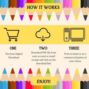 26 Alphabet Coloring Book Printable Coloring Pages - Etsy