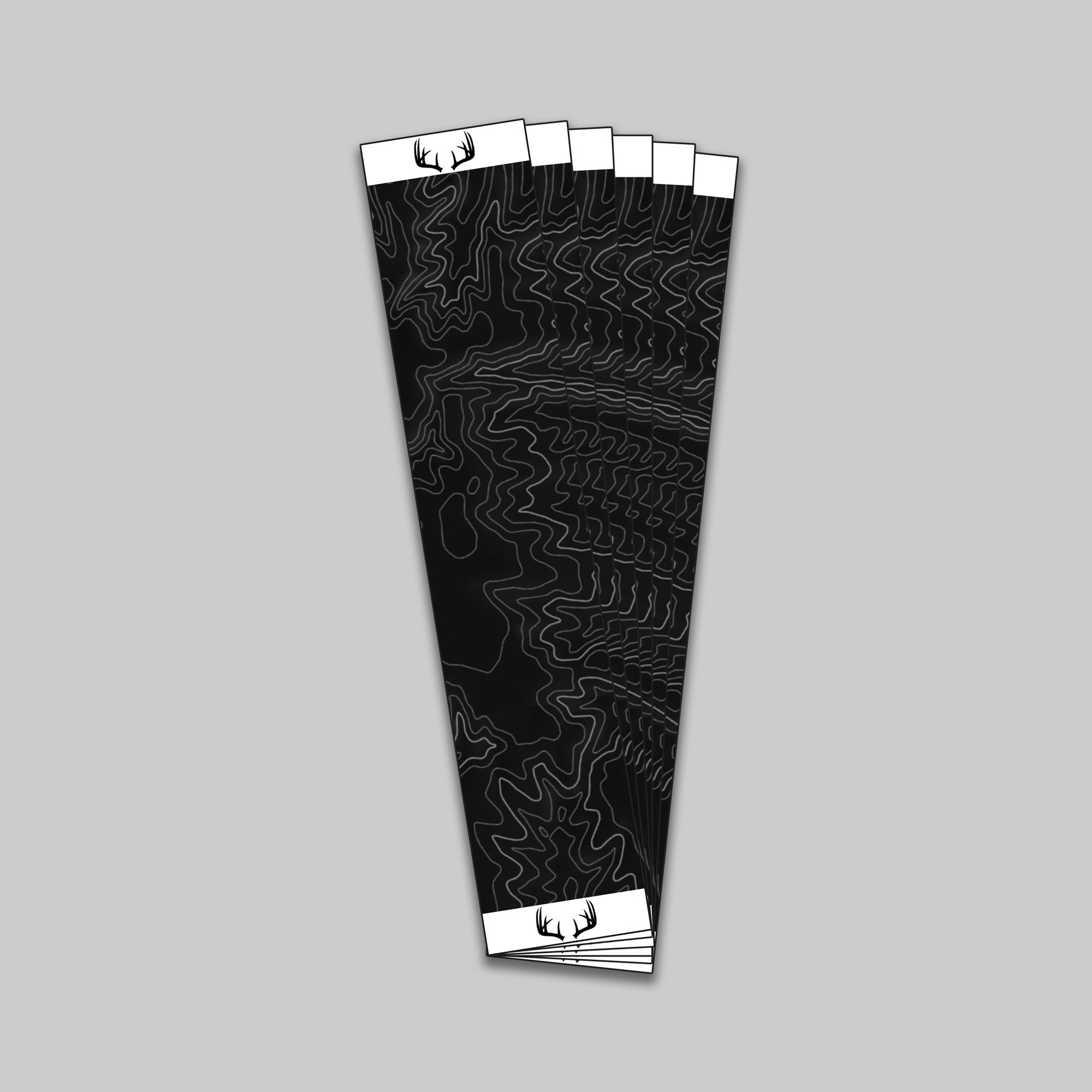 5 Topo Map Arrow Wrap 6 or 12 Pack Deer Hunting Arrow Sticker - Etsy