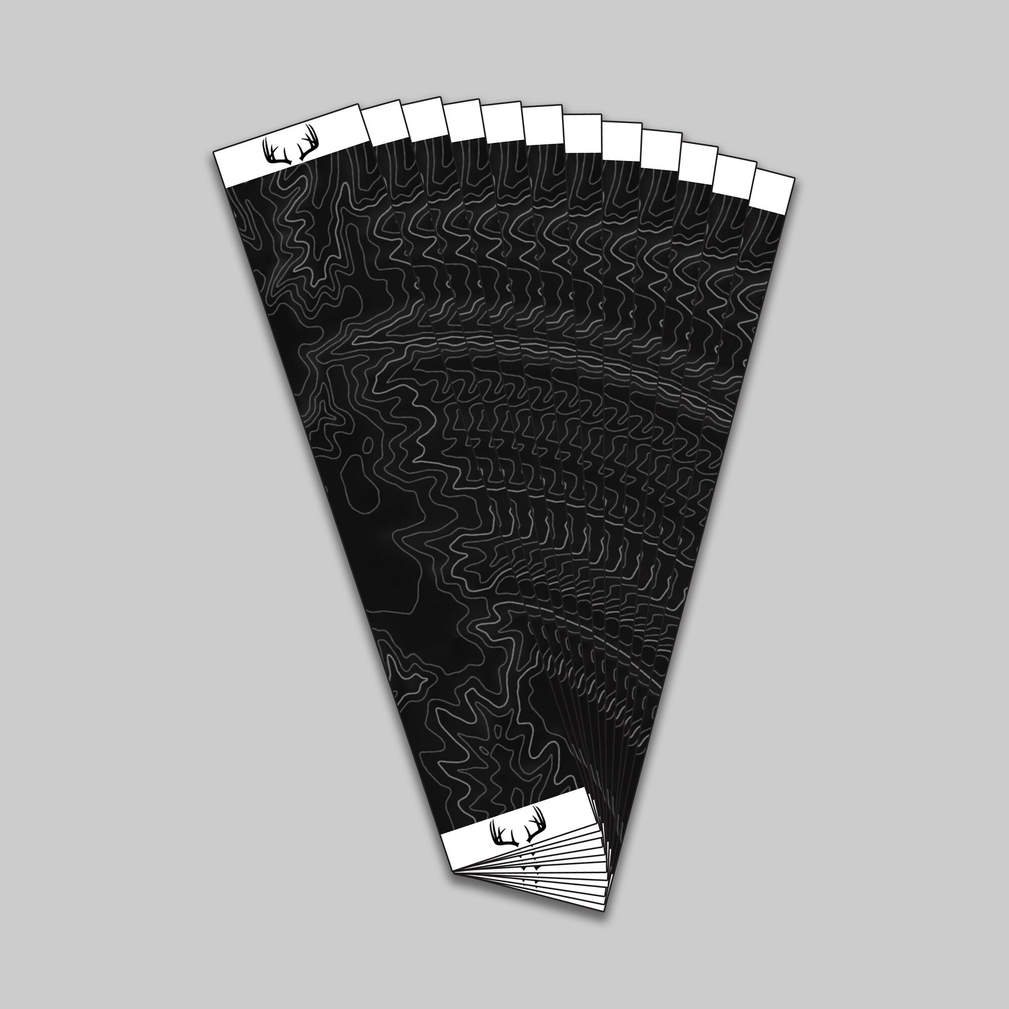 5 Topo Map Arrow Wrap 6 or 12 Pack Deer Hunting Arrow Sticker - Etsy