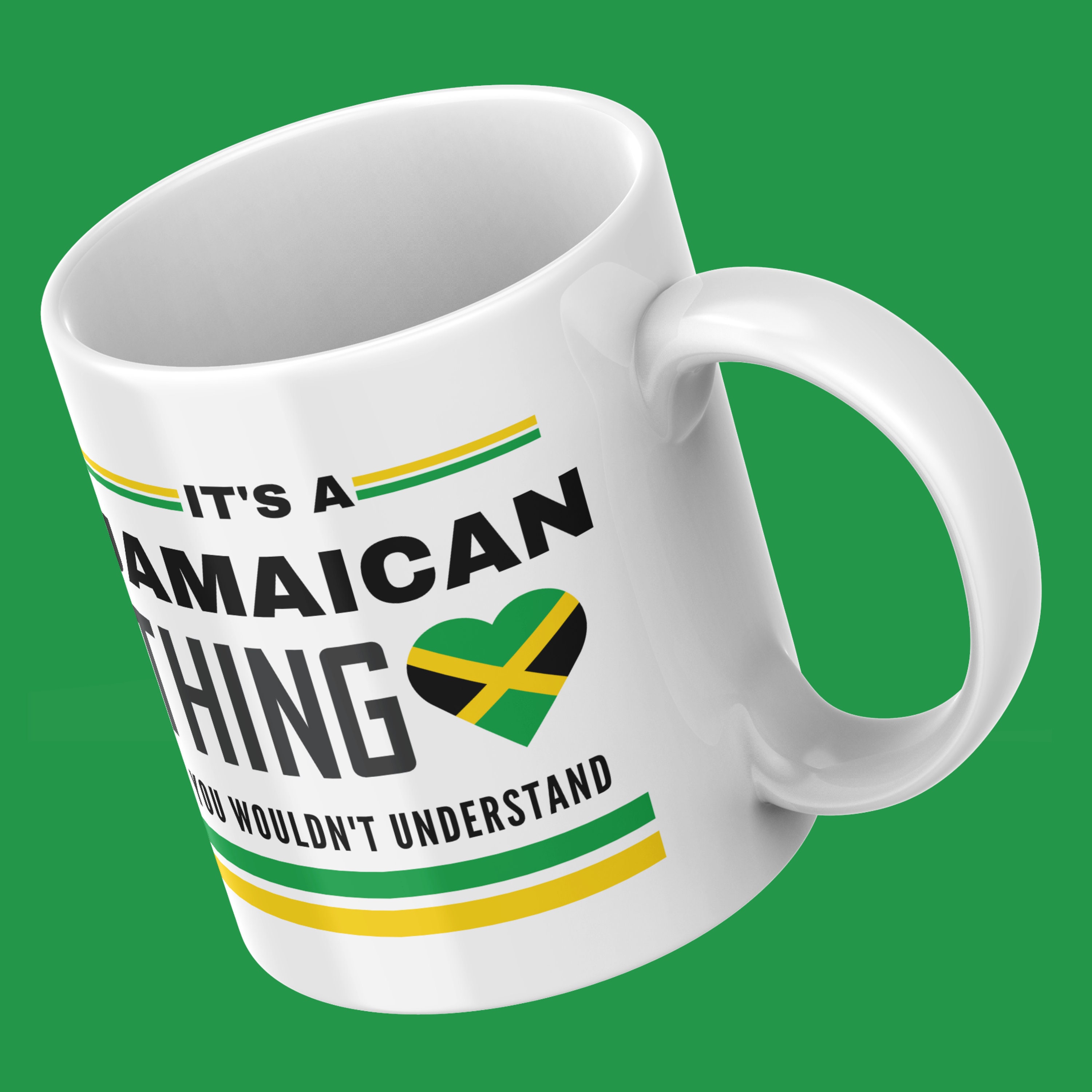 Jamaican 15oz Ceramic Mug, Jamaica Gifts, Personalized Gift, Caribbean ...