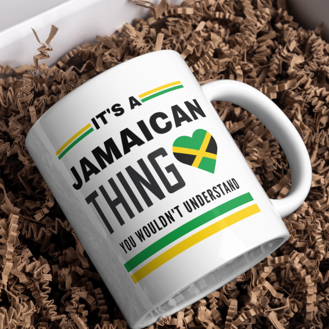 Jamaican 15oz Ceramic Mug, Jamaica Gifts, Personalized Gift, Caribbean ...