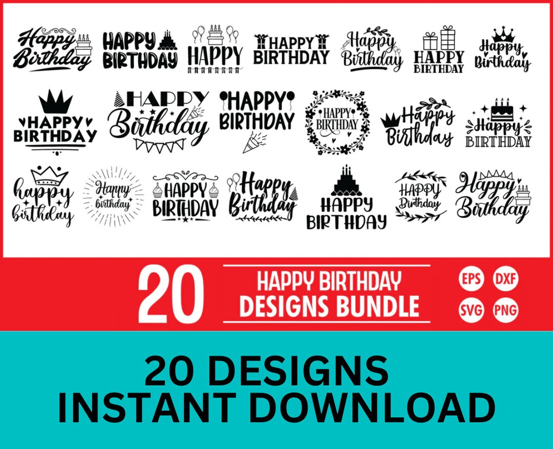 Birthday SVG Bundle, Birthday SVG, Birthday Girl Svg, Birthday Shirt ...