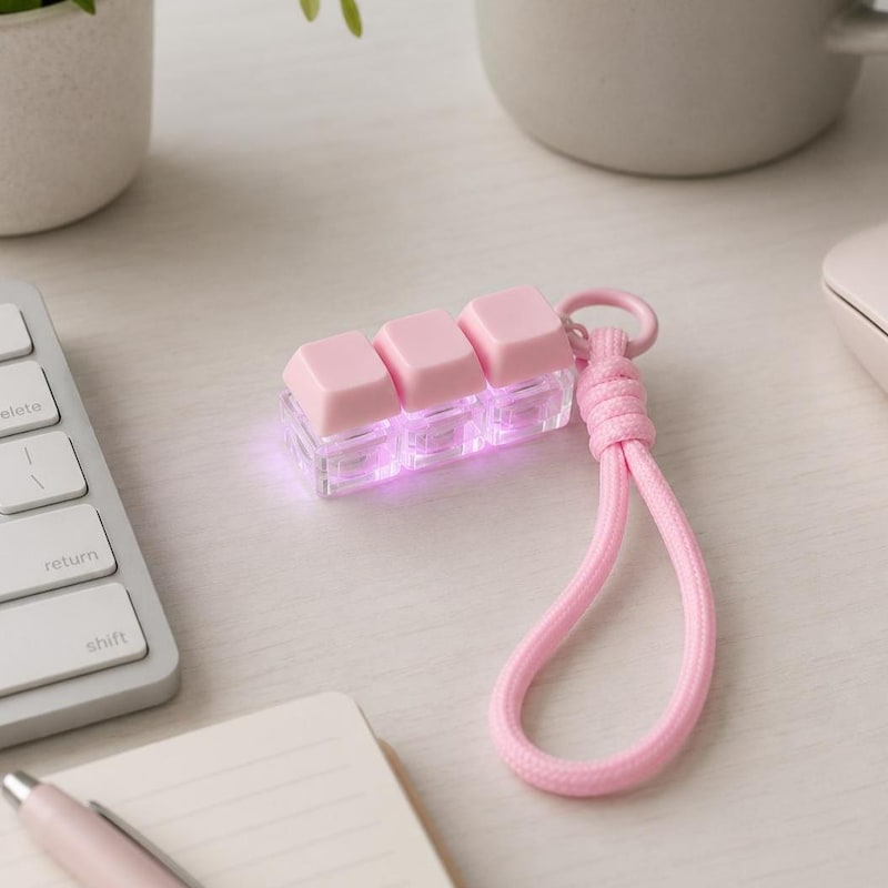 Light up Clicker Keychain - Etsy
