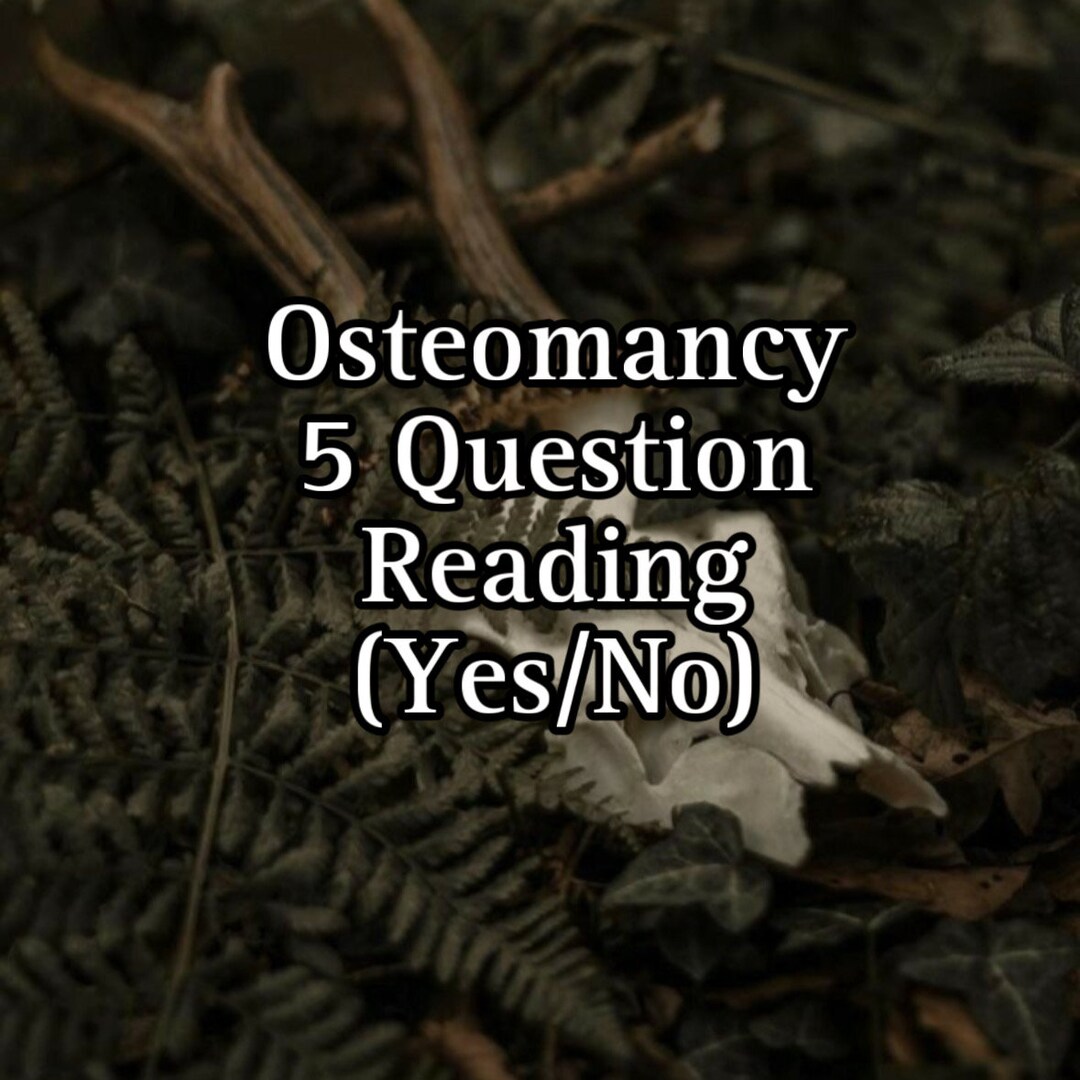 Osteomancy 5 Question Reading - Etsy