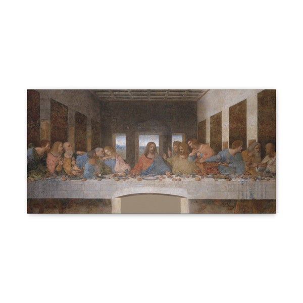 Leonardo Da Vinci Last Supper Print - Etsy