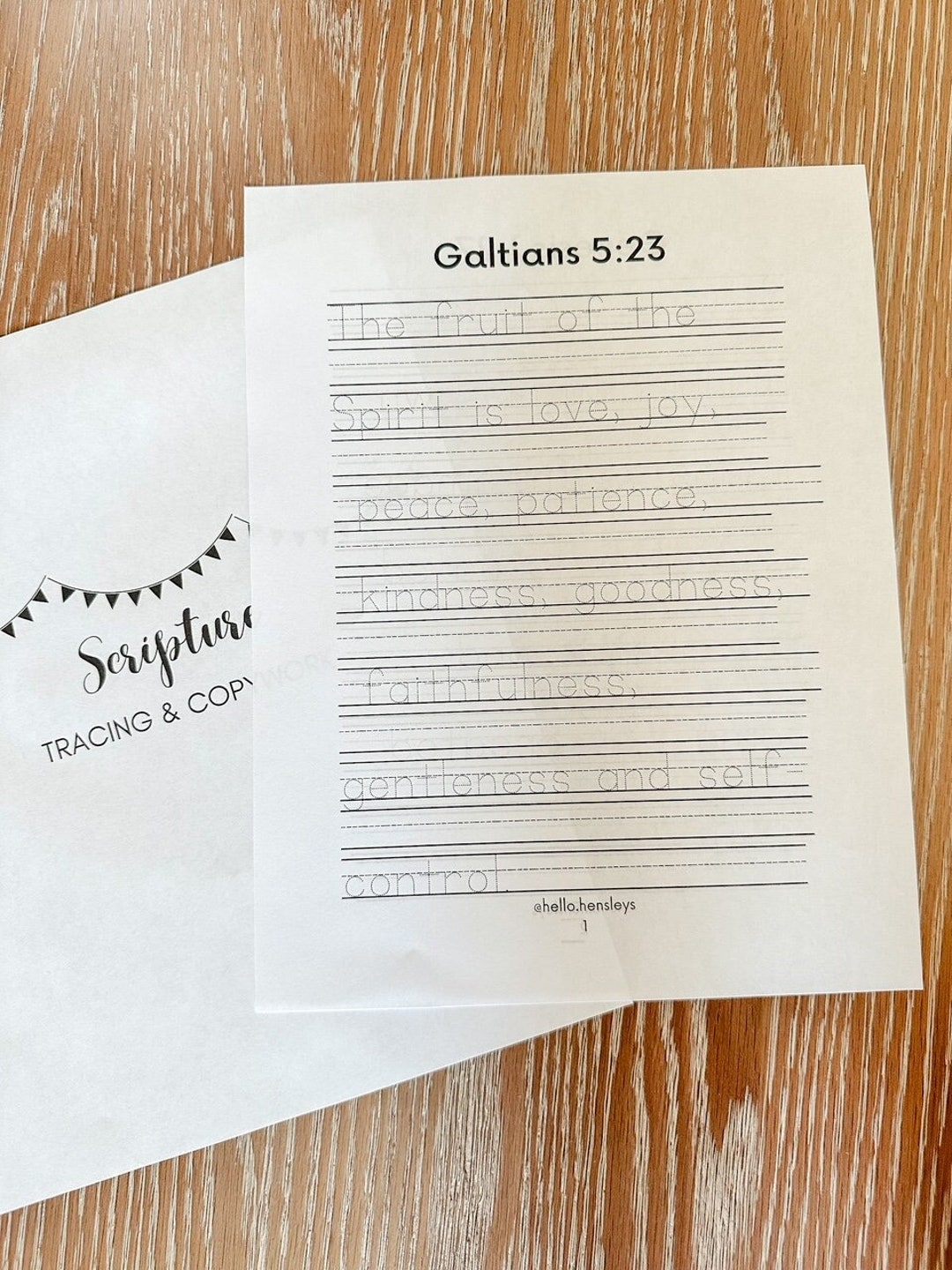 Scripture Tracing and Copywork - Etsy
