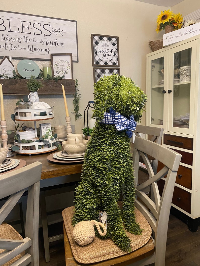 Meet Sir Lincoln Fun, Faux Plant, Topiary Dogs Give the Pet Lover You ...