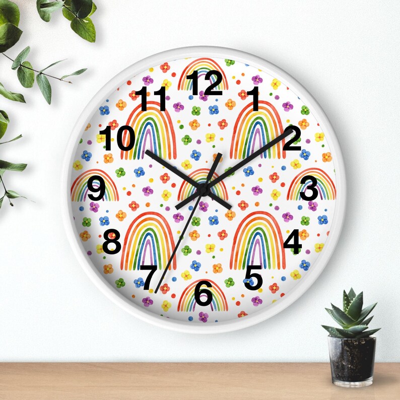 Pride Wall Clock, Rainbow Wall Clock - Etsy