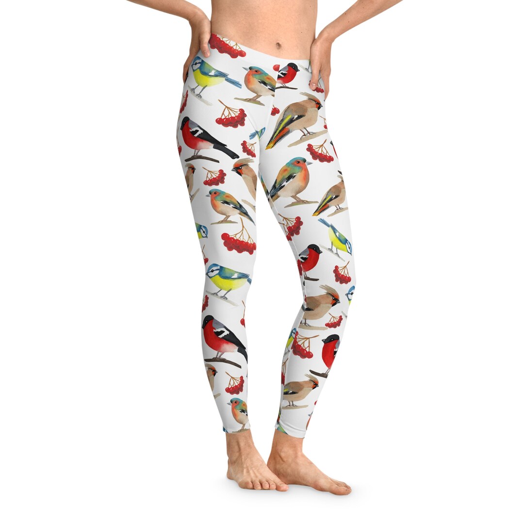 Bird Themed Stretchy Leggings - Etsy