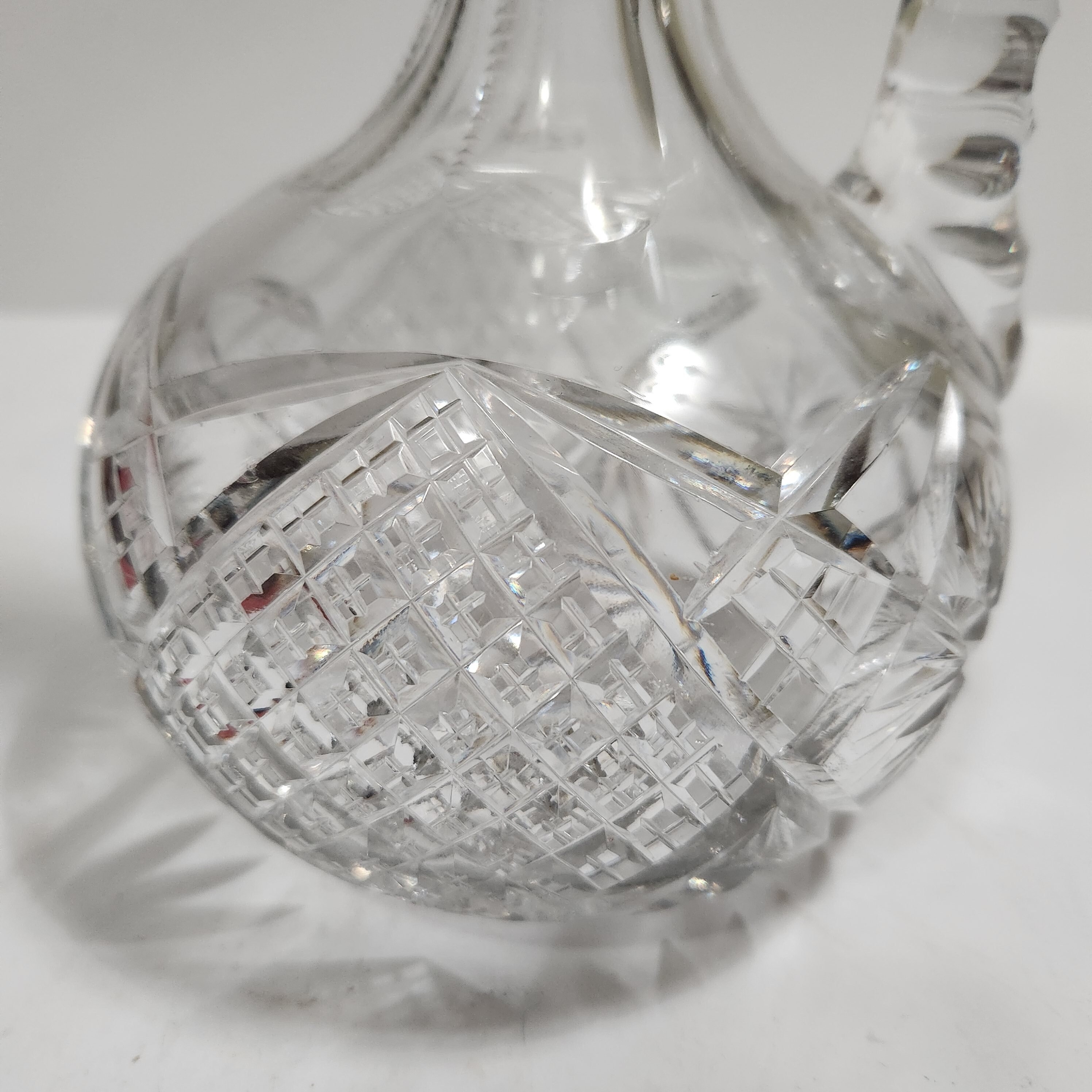 Antique Cut Glass Decanter - Etsy