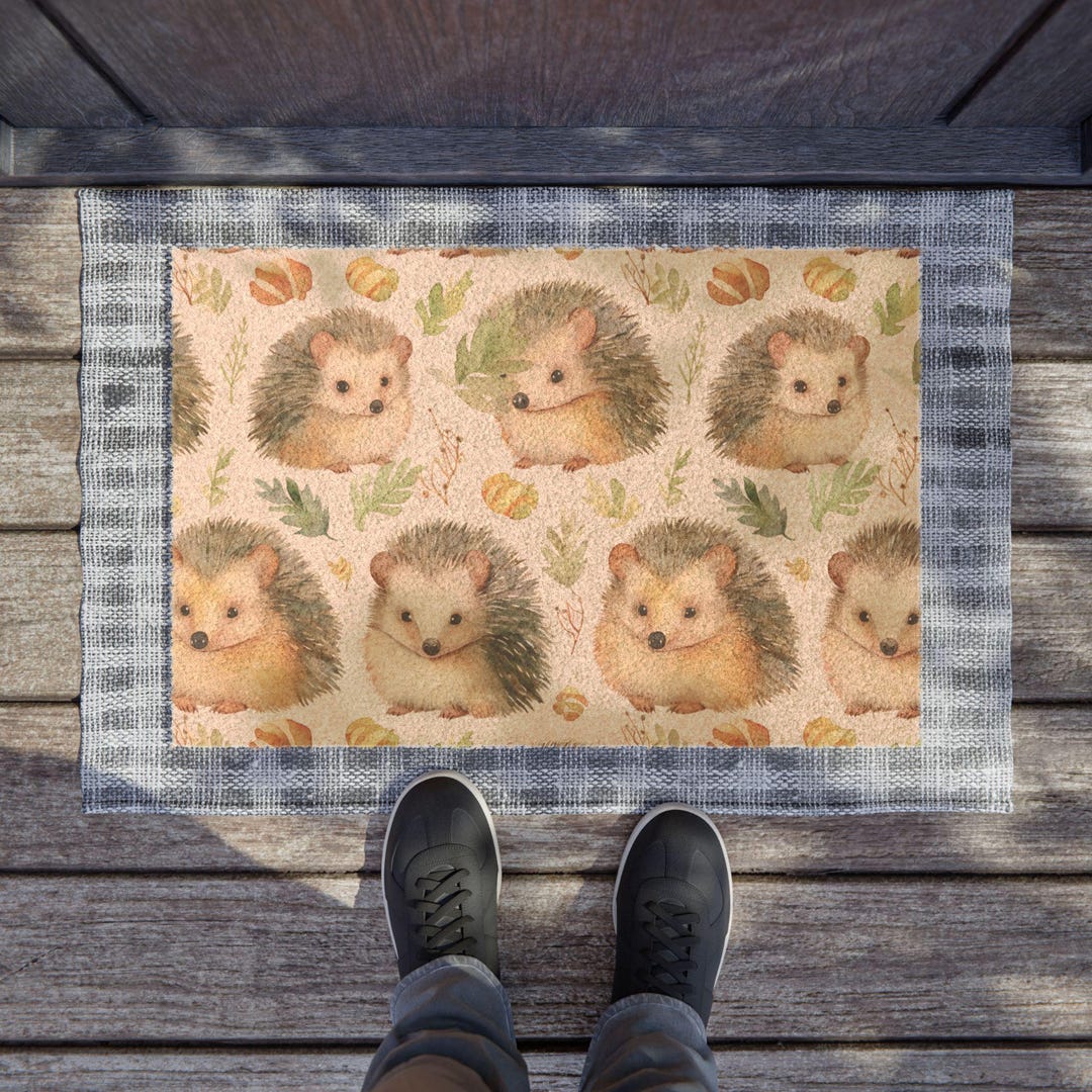 Hedgehog Doormat - Etsy