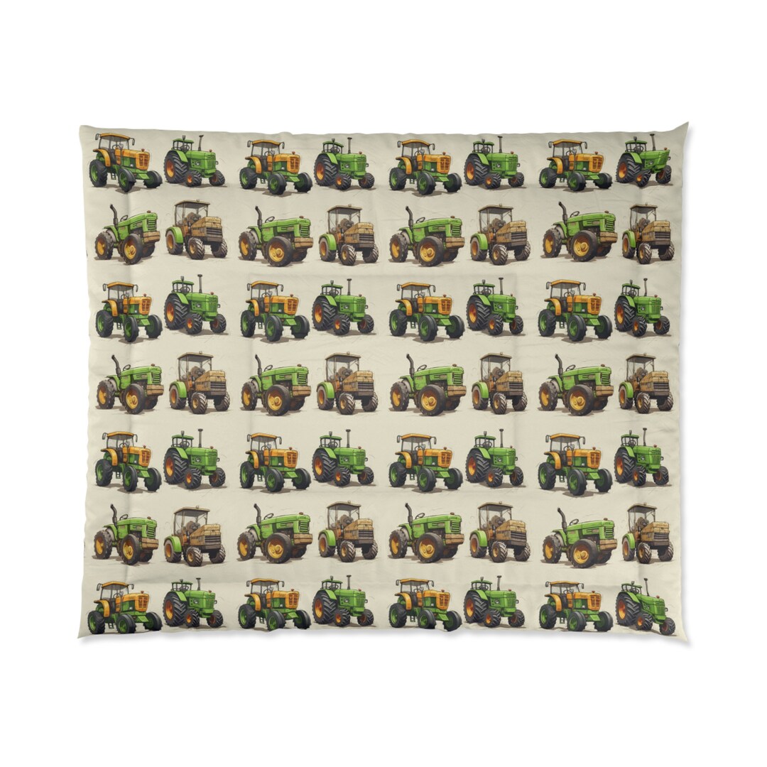 Tractor Themed Comforter, Tractor Comforter - Etsy