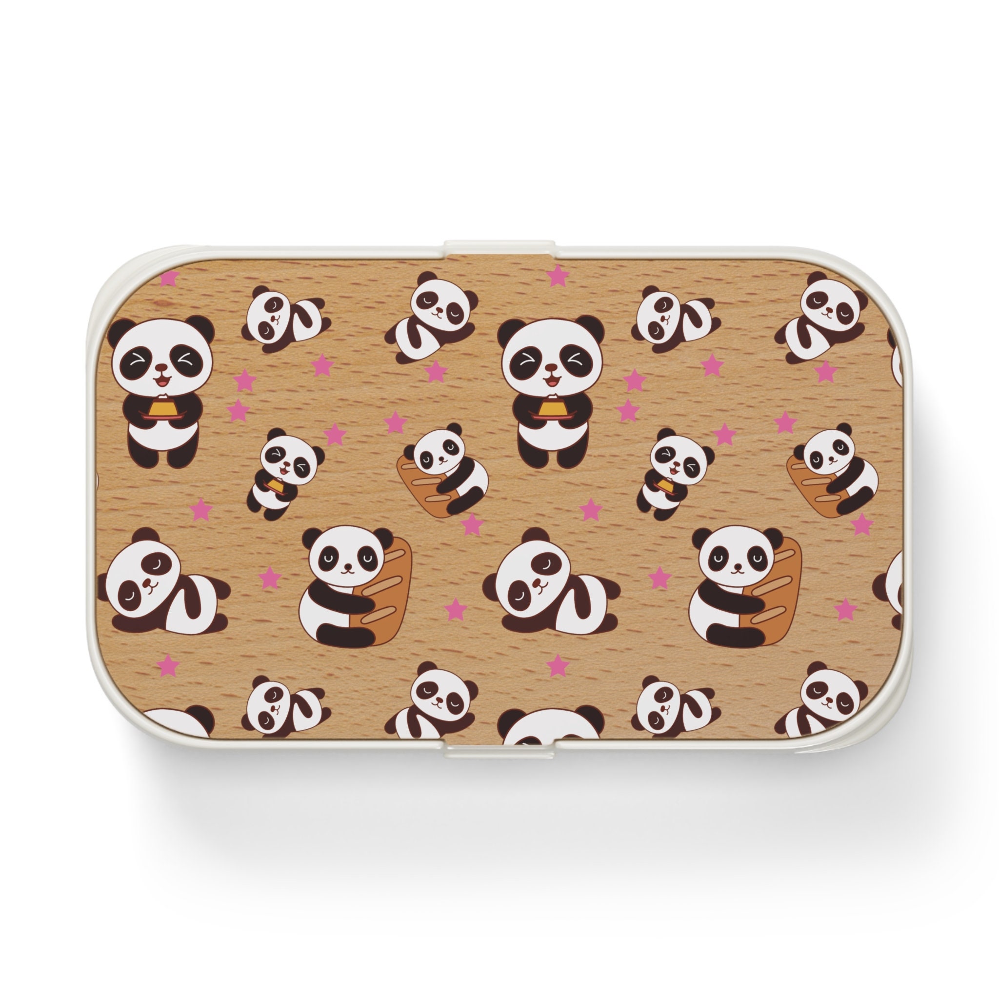 Panda Bento Lunch Box, Kawaii Panda, Panda Snackbox - Etsy
