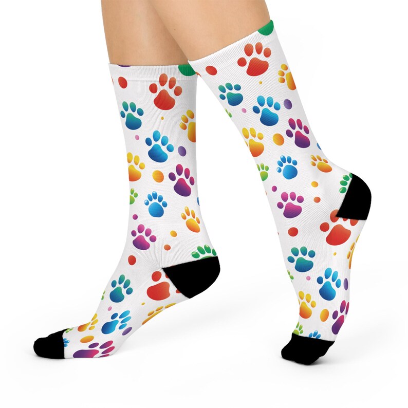 Rainbow Paw Prints Design - Fun and Colorful Gift for Animal Lovers ...