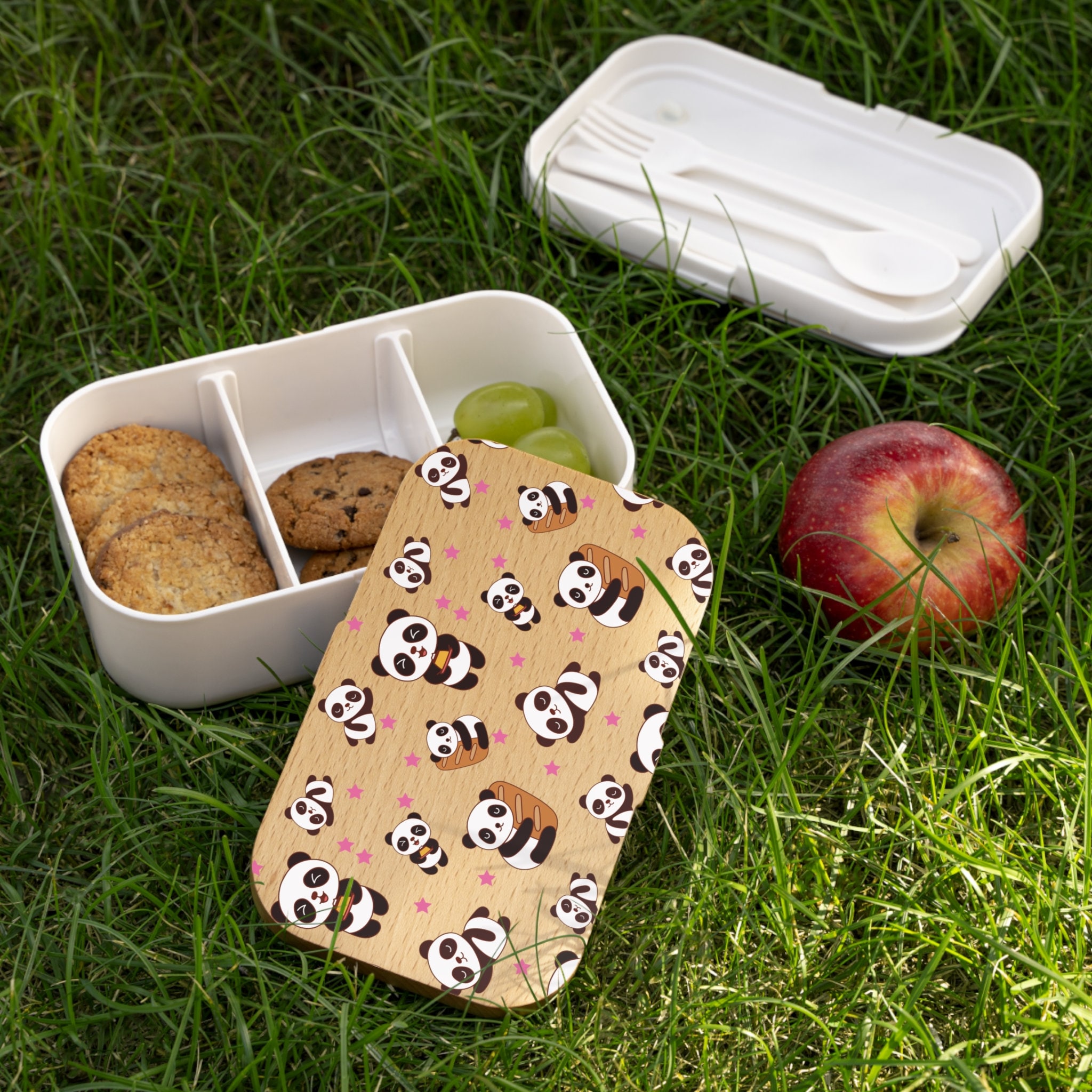 Panda Bento Lunch Box, Kawaii Panda, Panda Snackbox - Etsy