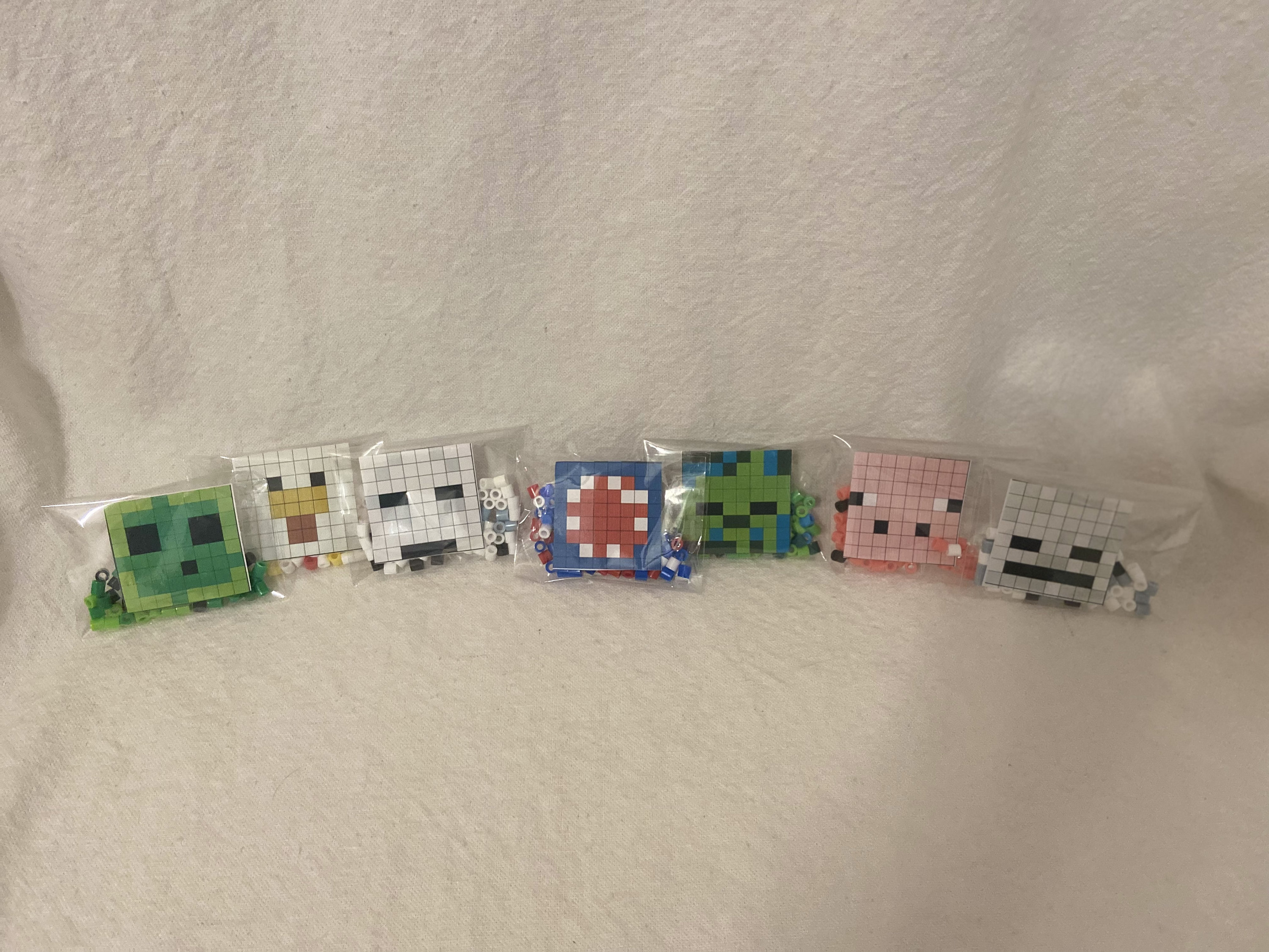 7 Pack Minecraft Melty Bead Kits - Etsy