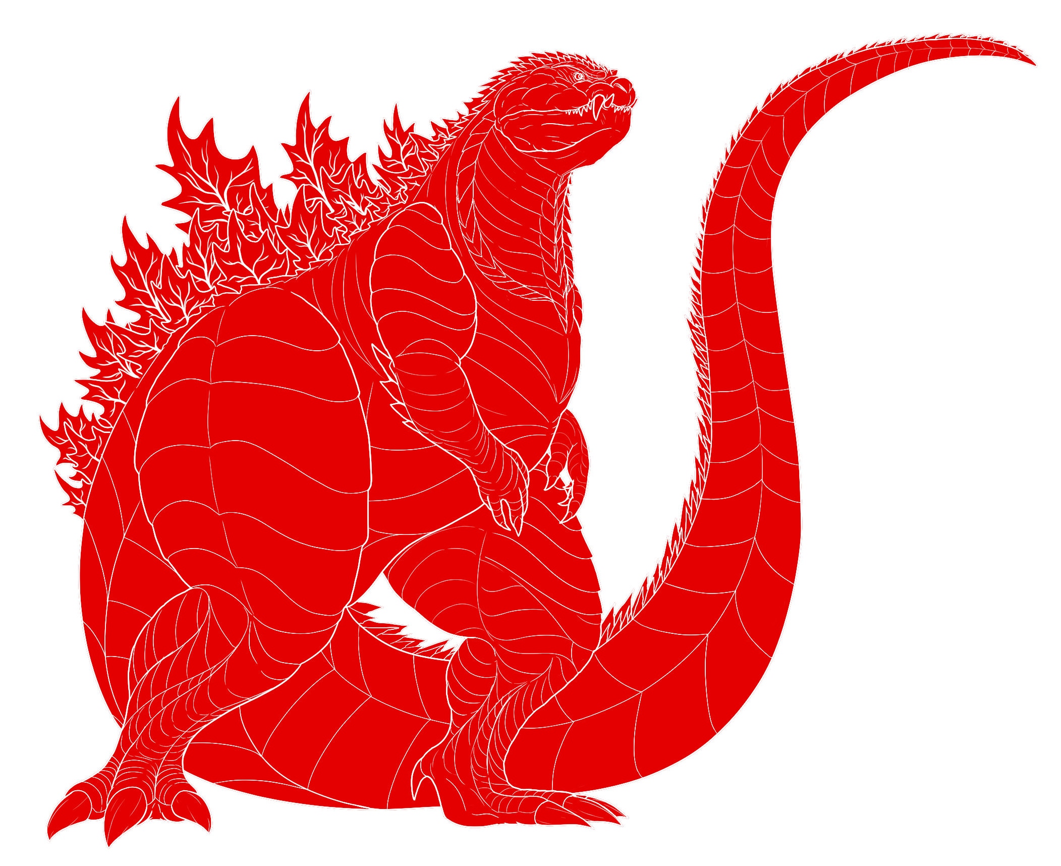 Godzilla Singular Point Vinyl Sticker 4.5''x4'' - Etsy