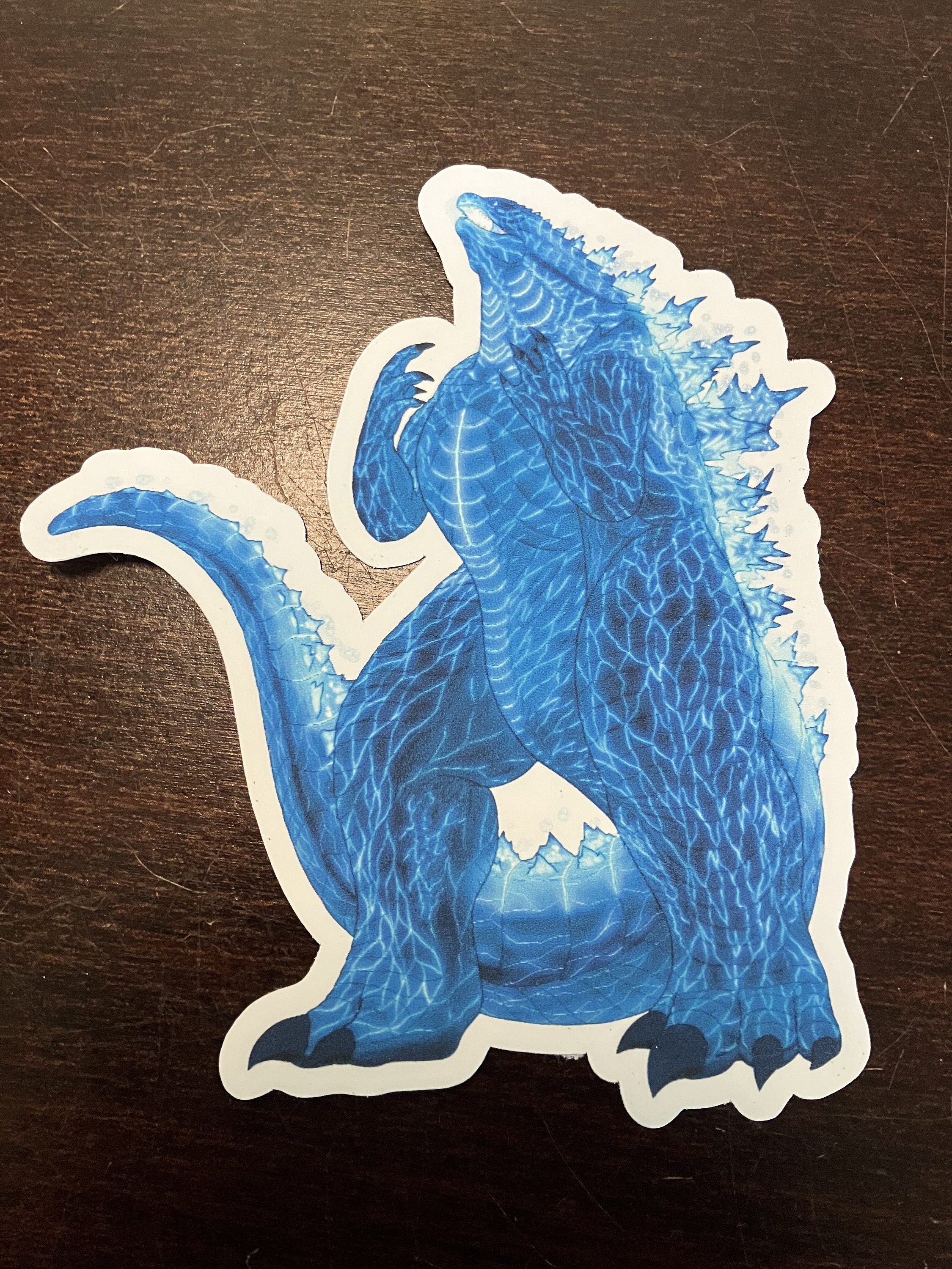Supercharged Godzilla Sticker (matte/holographic and Large/small ...