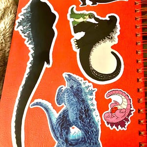 Godzilla and Little Godzilla Aka Junior Vinyl/matte and Holographic ...
