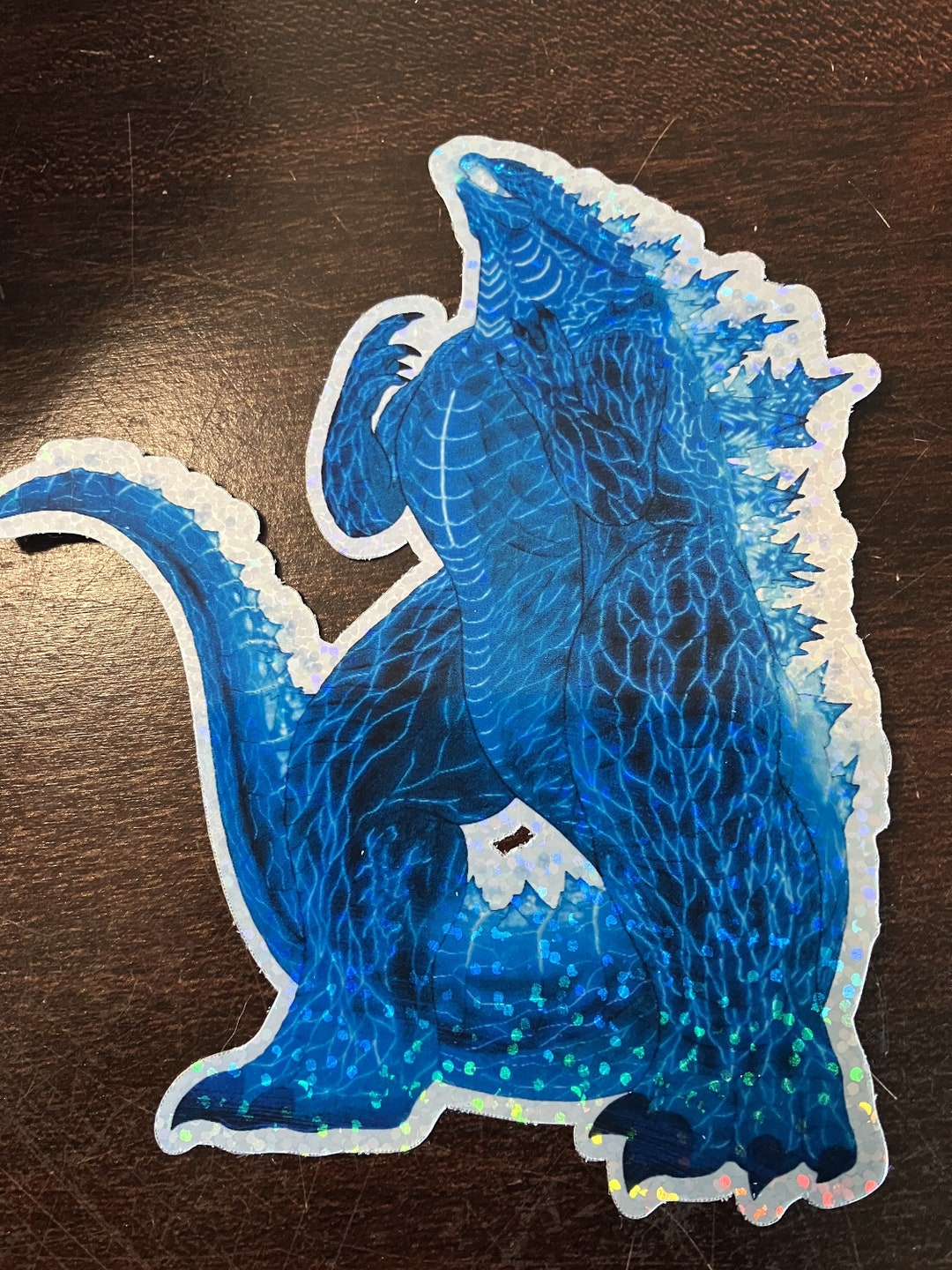 Supercharged Godzilla Sticker matte/holographic and Large/small Options ...