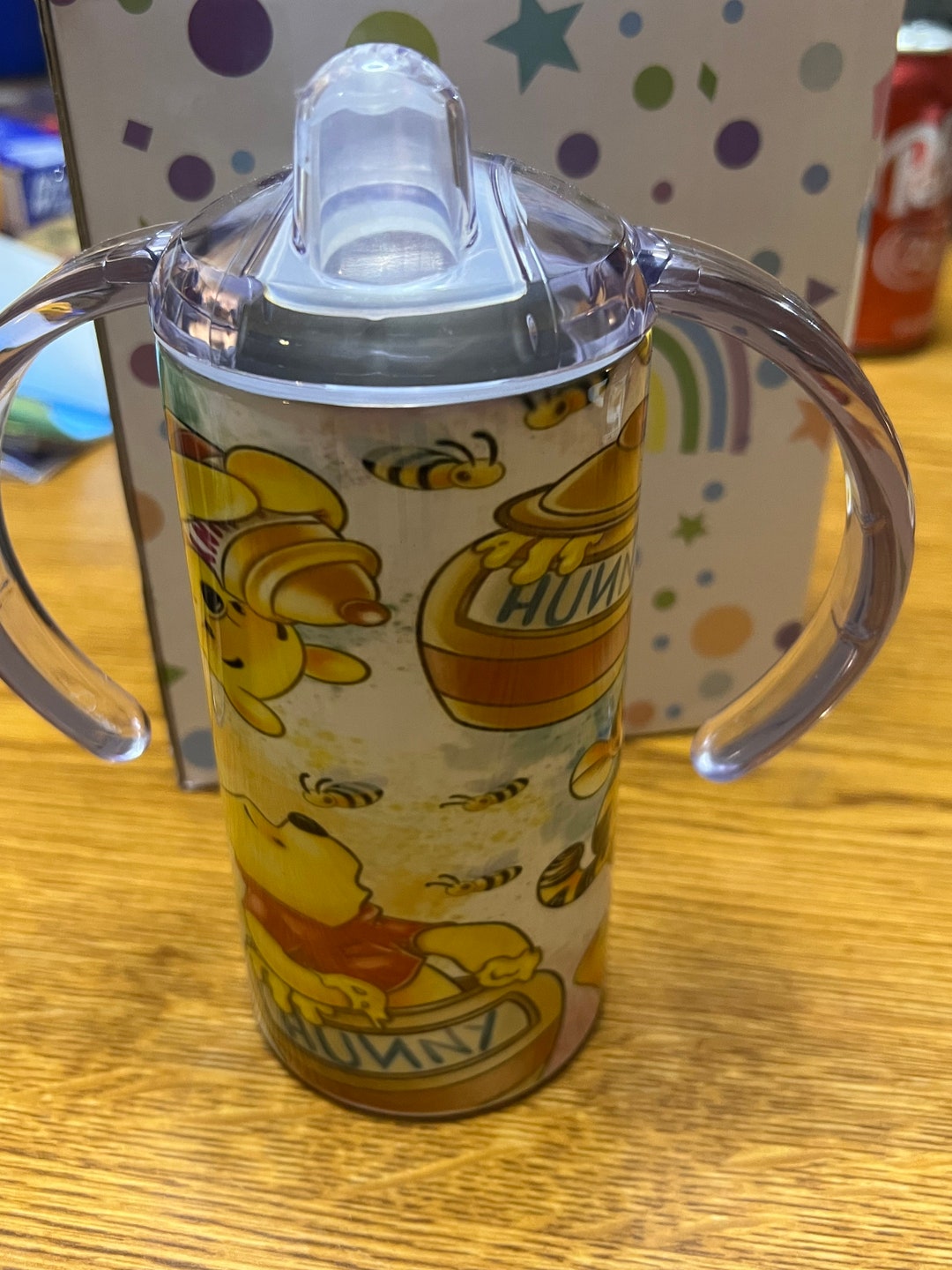 Winnie the Pooh Water Bottle - Etsy