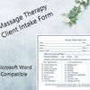 Chiropractic Consent Form Template Digital Download Microsoft Word ...