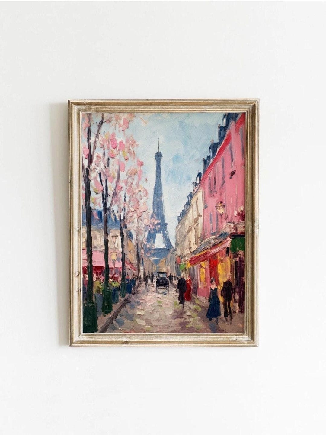 French Art Print France Travel Poster Paris Summer Eiffel Tower ...