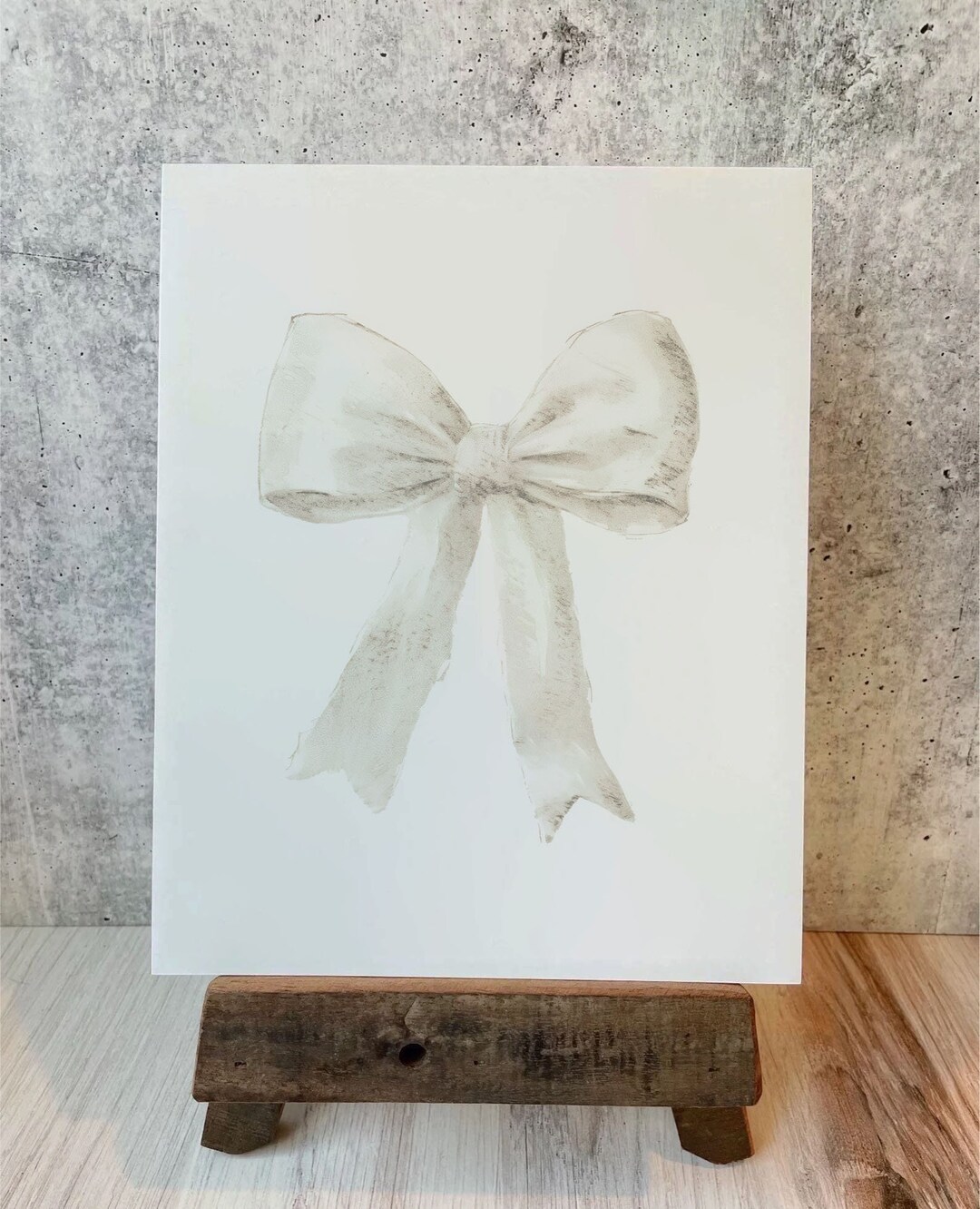 Preppy Bow Art Print, Giclee Fine Art Print, Girly Room Decor, Retro ...