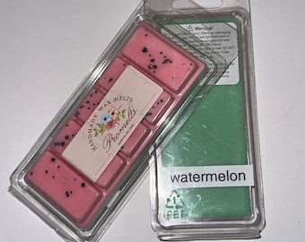 Watermelon Wax Melts Strong Scented Snap Bar Wax Melts for Wax Warmer ...