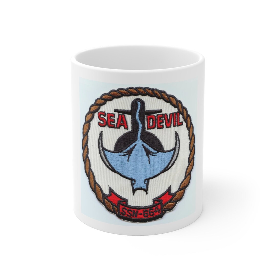 USS Sea Devil SSN-664 Submarine Ceramic Mug Cup 11oz - Etsy