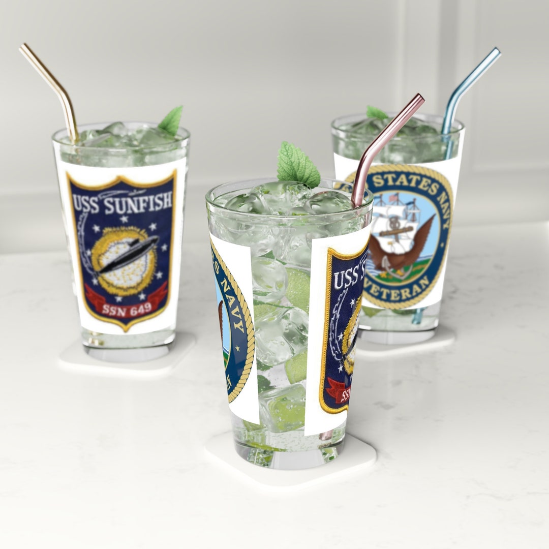 USS Sunfish SSN-649 US Navy Submarine Service Militaria Pint - Etsy