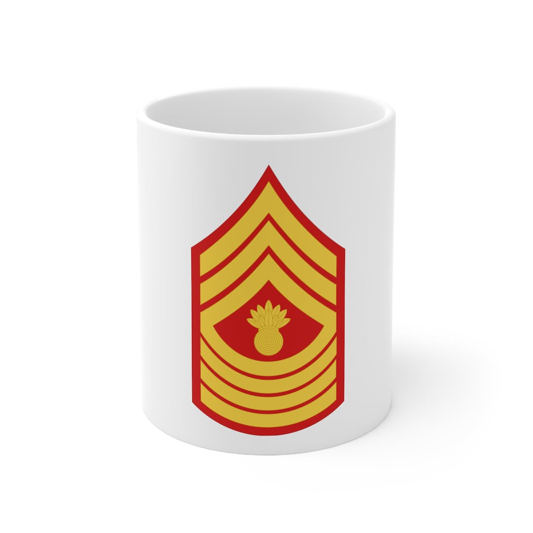 Master Gunnery Sergeant E9 US Marines Enlisted Rank Ceramic - Etsy