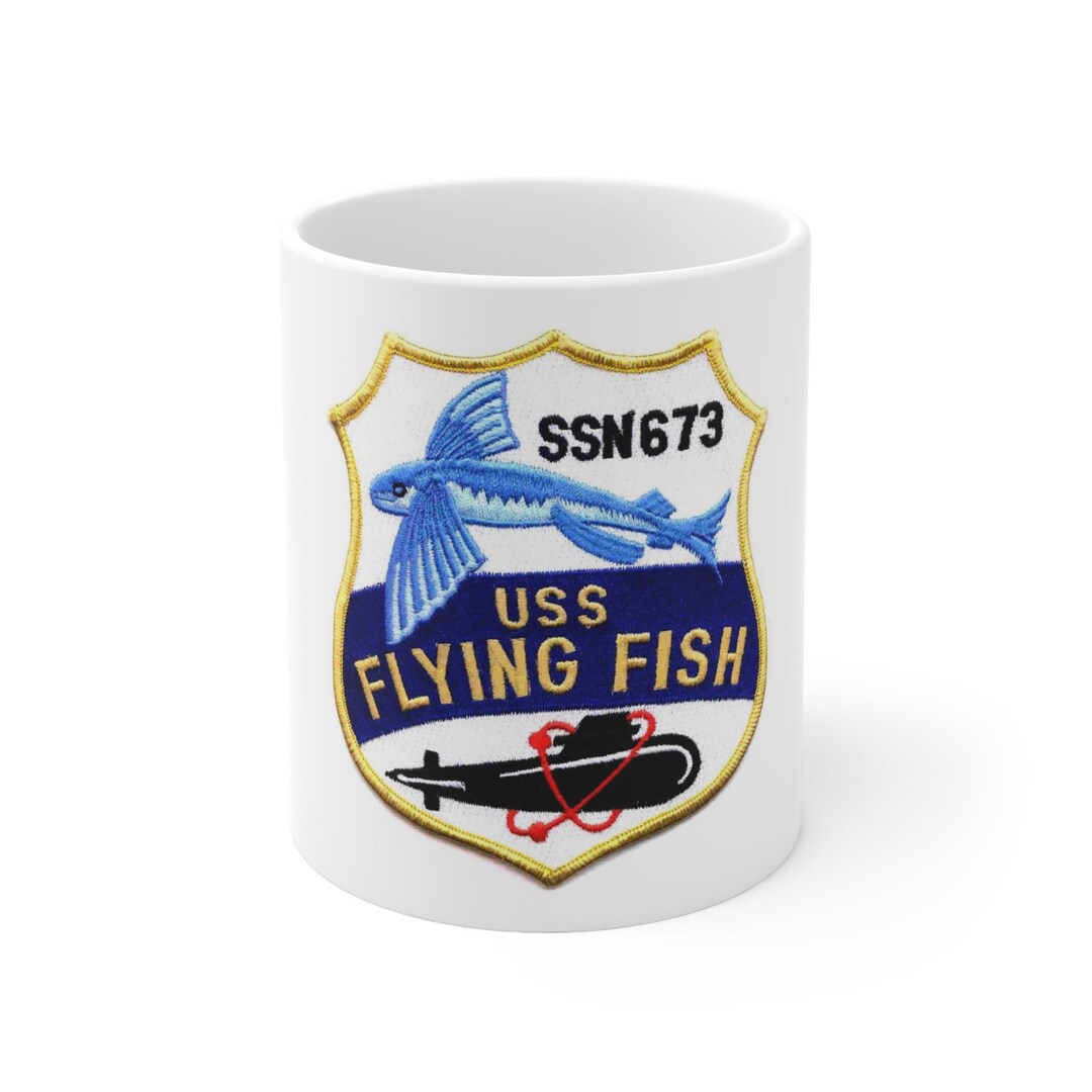 USS Flying Fish SSN-673 Submarine Ceramic Mug Cup 11oz - Etsy
