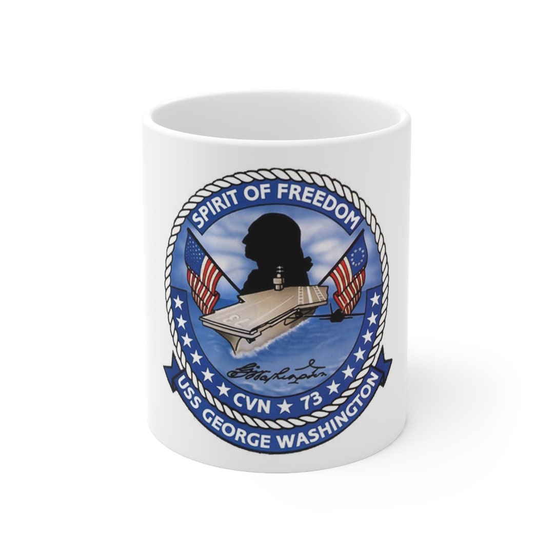 USS George Washington CVN 73 Aircraft Carrier Ceramic Mug Cup - Etsy