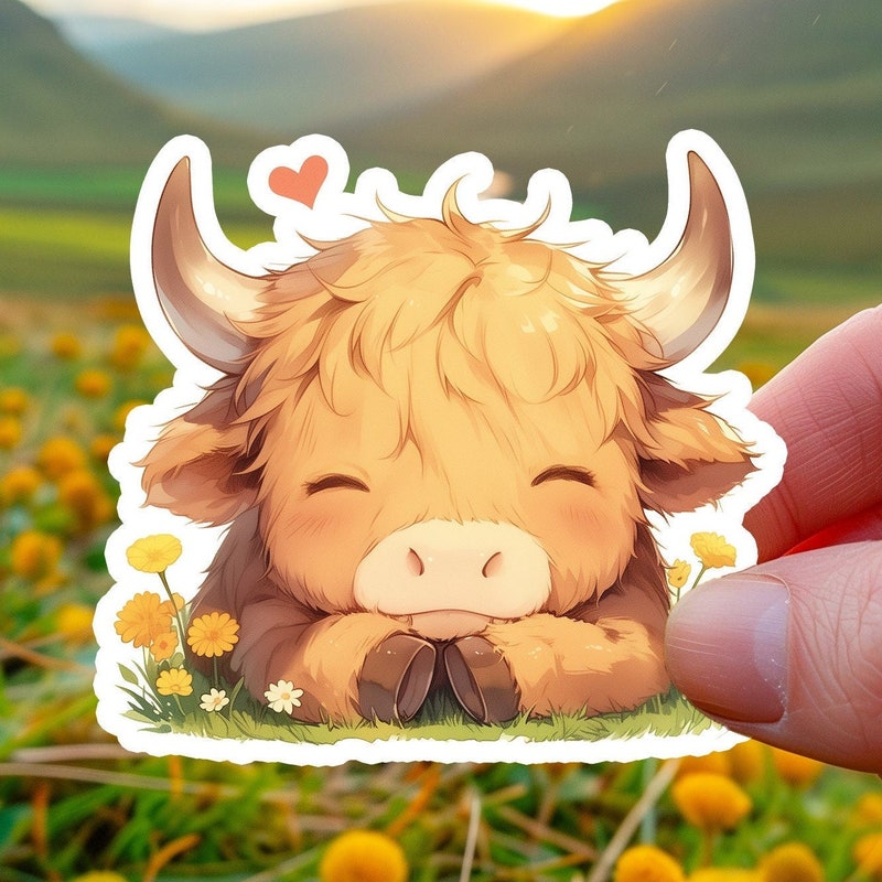 Cute Cow Print Stickers - Etsy