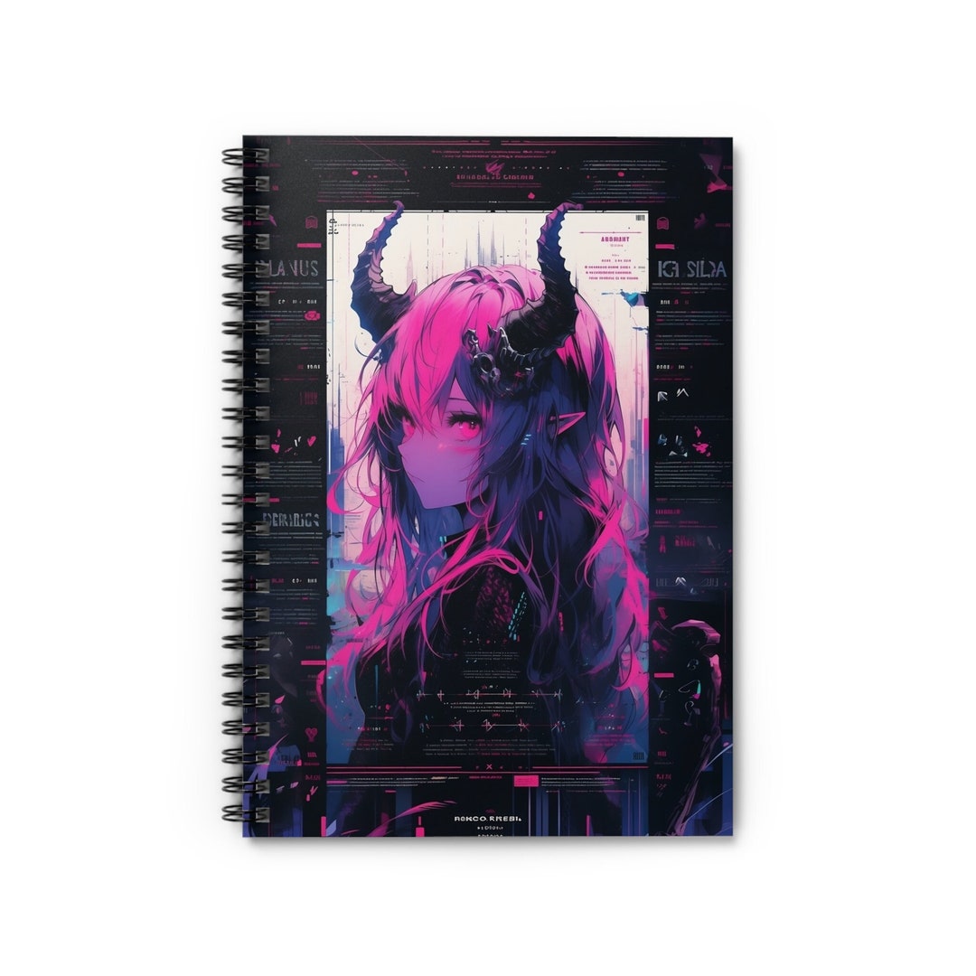 Anime Girl Art Notebook Anime Art Notebook Anime Journal Art Anime ...