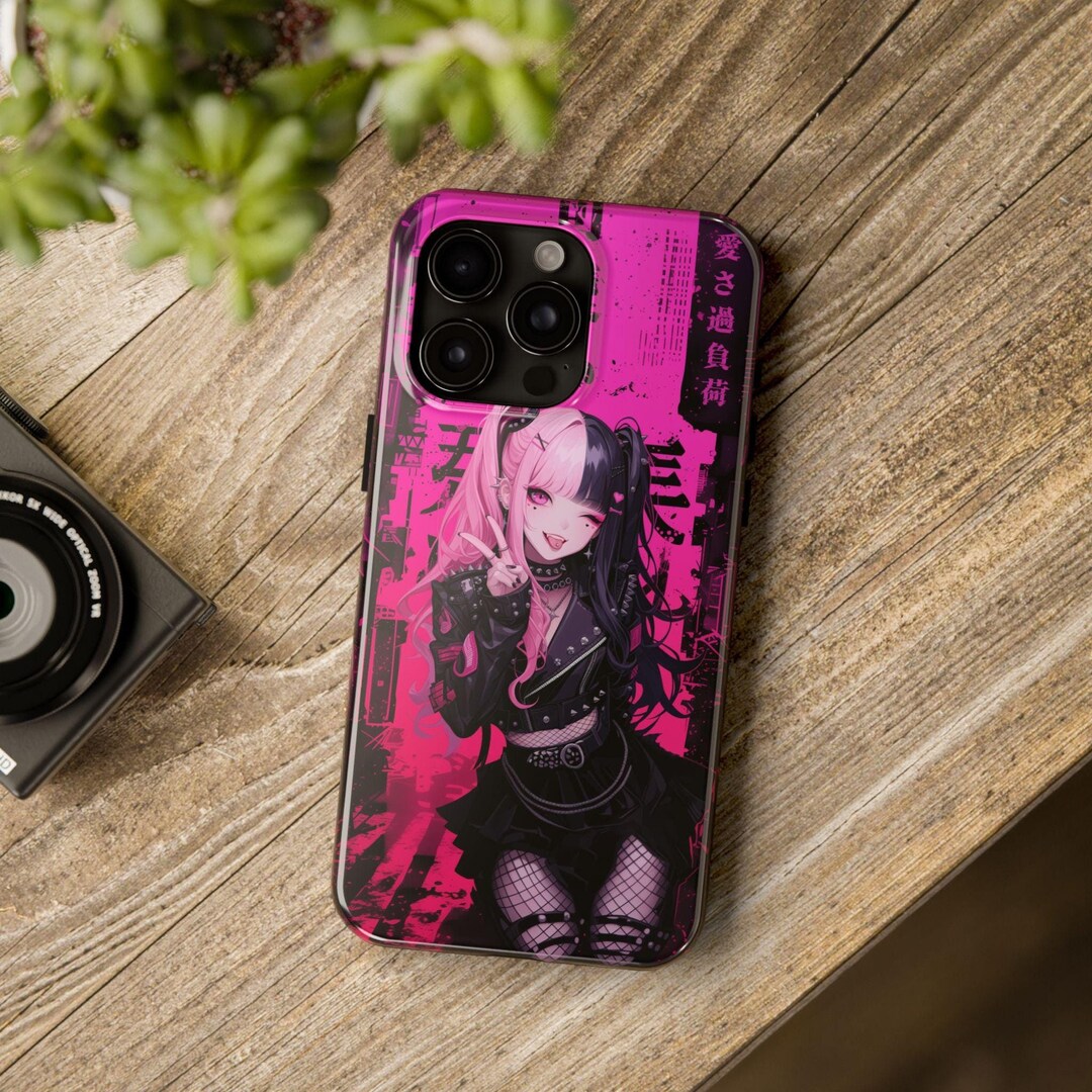 Anime iPhone Case Kawaii iPhone Case Punk iPhone Case Harajuku Phone ...