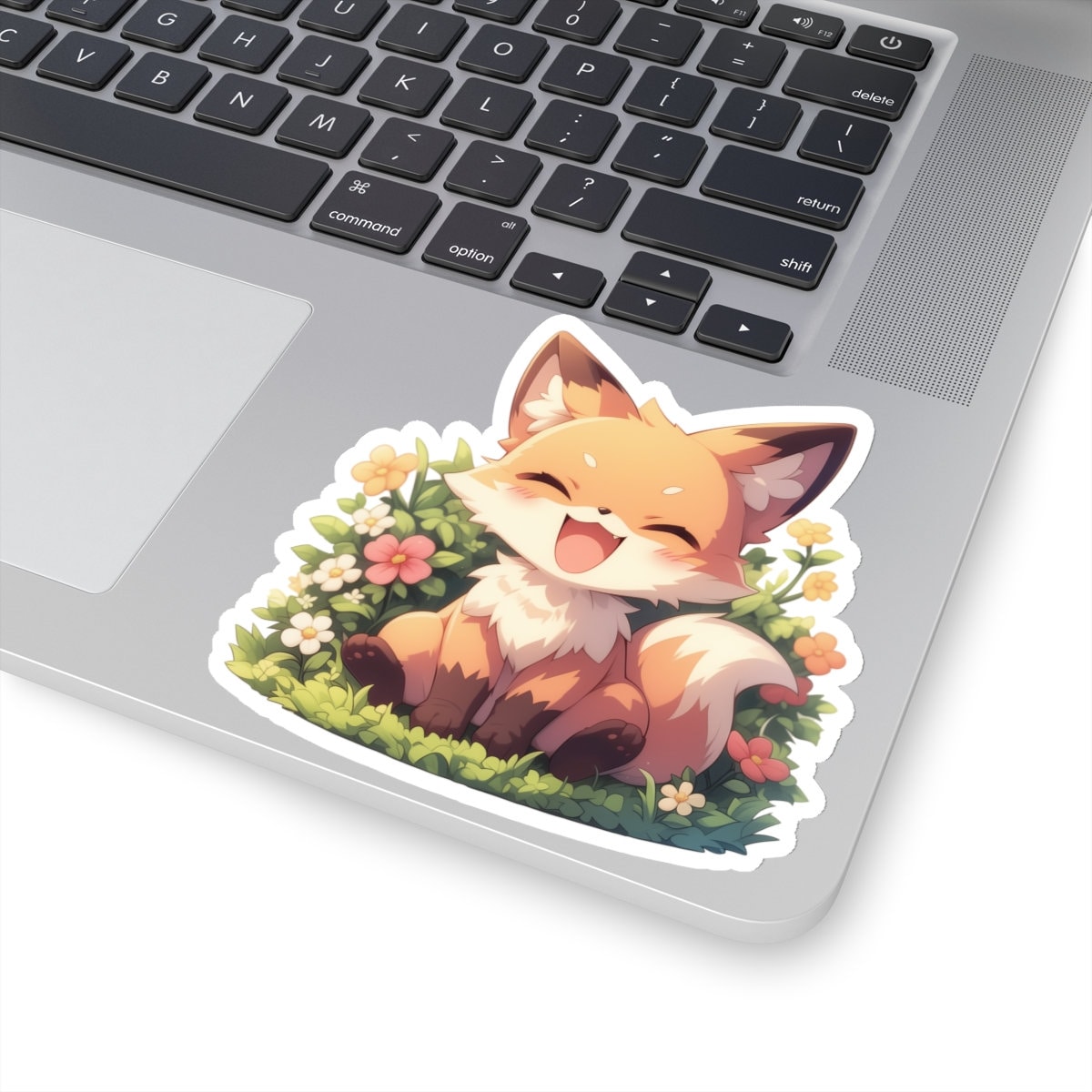 Fox Sticker Cute Fox Sticker Gift Happy Fox Sticker Laptop Decal Cute ...
