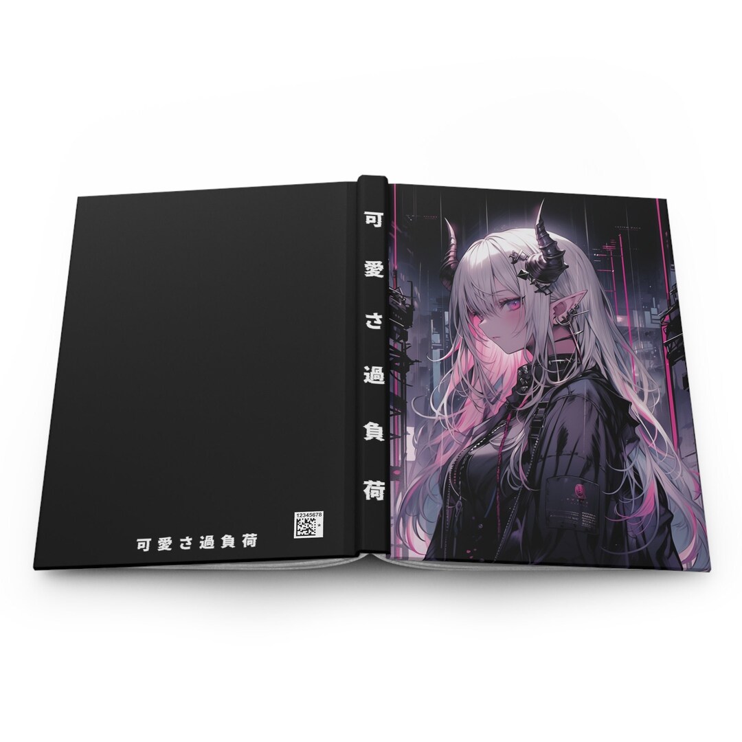 Anime Art Journal Anime Girl Notebook Anime Gift Dream Journal Demon ...