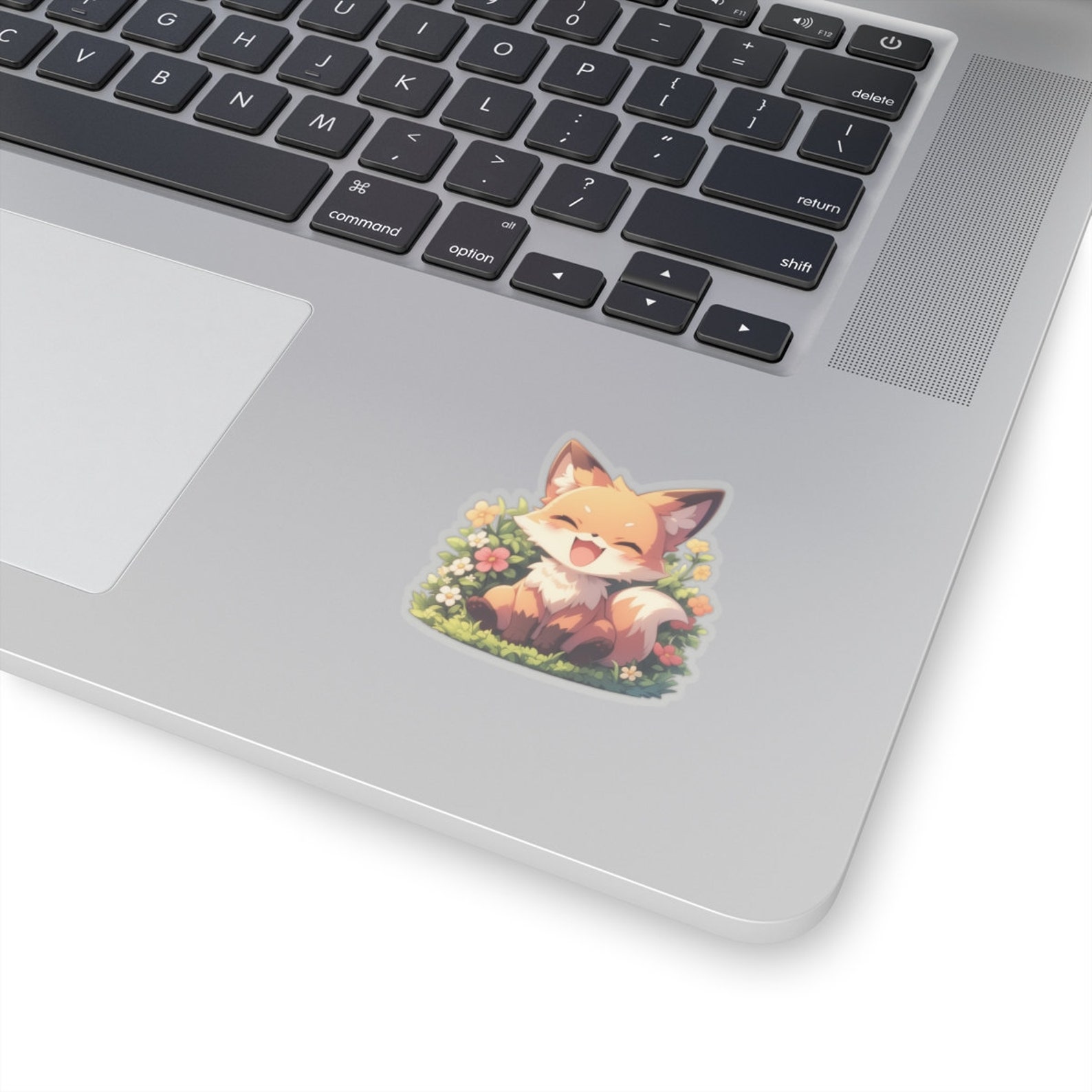 Fox Sticker Cute Fox Sticker Gift Happy Fox Sticker Laptop Decal Cute ...