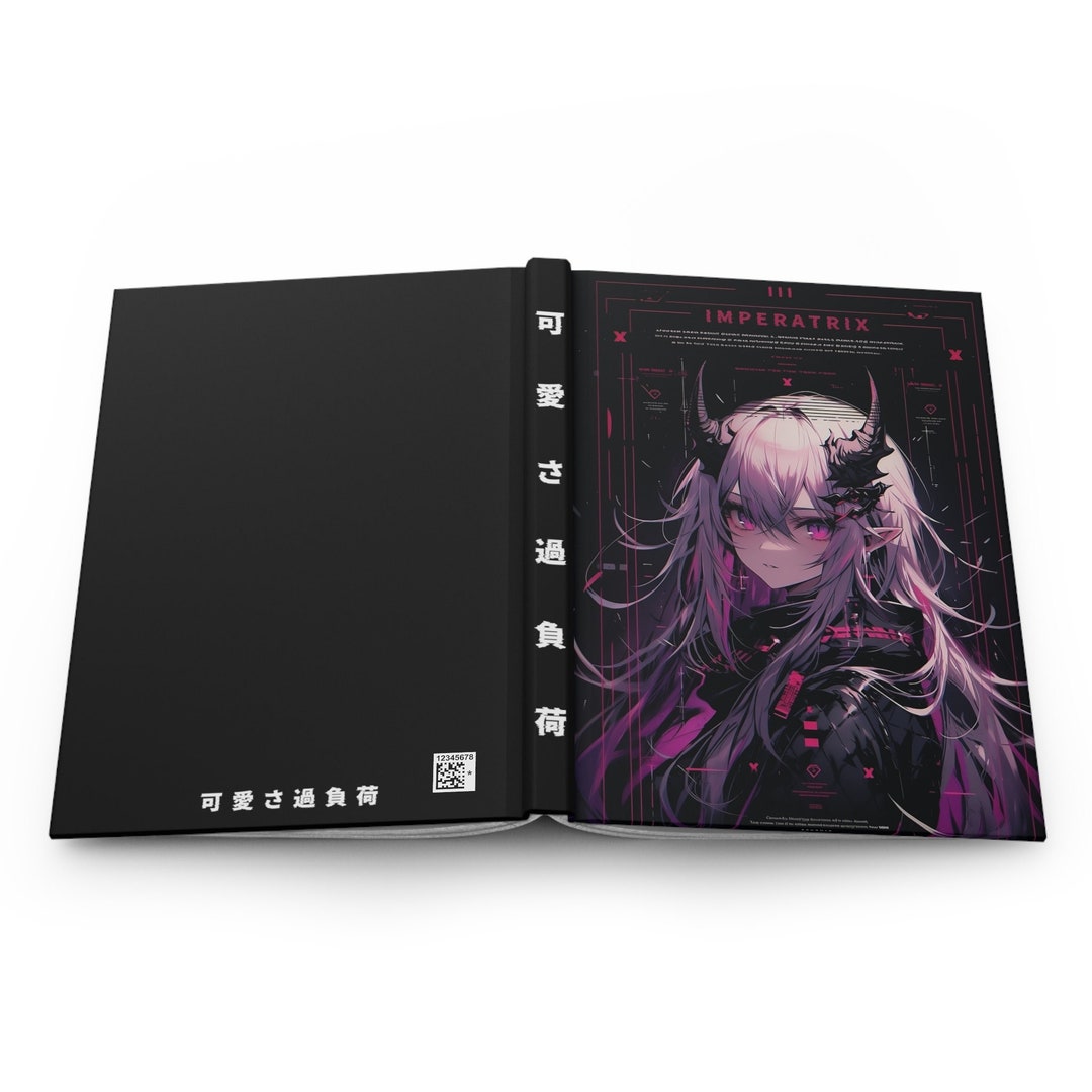 Anime Art Journal Anime Girl Notebook Anime Gift Dream Journal Demon ...